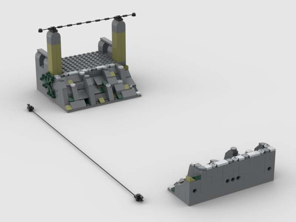 LEGO MOC Temple Run Zipline Expansion by jlherbst77 | Rebrickable ...