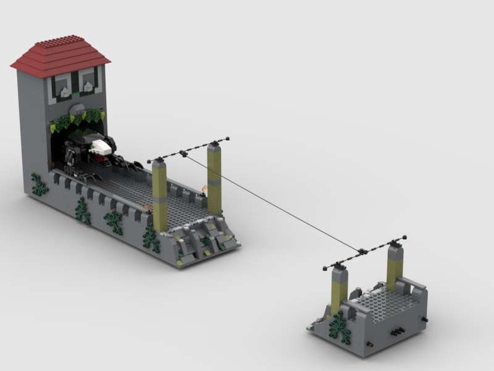 LEGO MOC Temple Run Zipline Expansion by jlherbst77 | Rebrickable ...