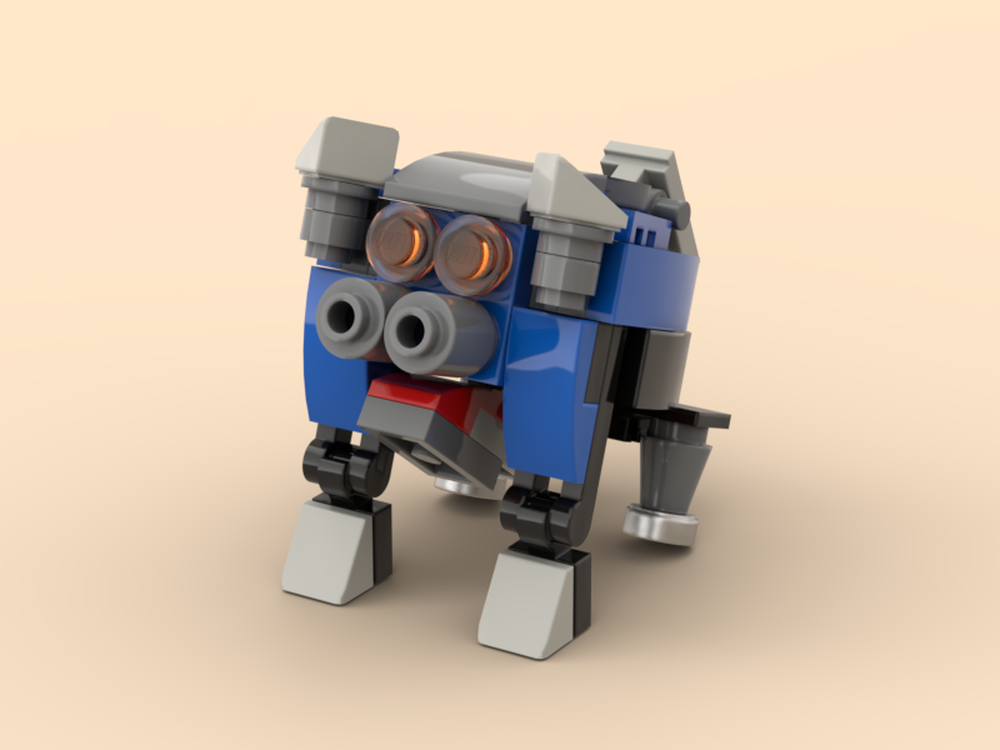 LEGO MOC Blue Tow Pig by eric_nunya | Rebrickable - Build with LEGO