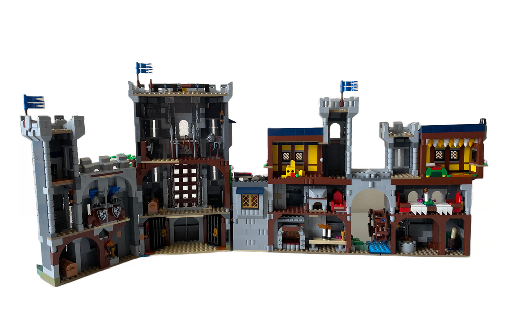 LEGO MOC Blue Knight's Castle Fortress (3x31120 Alternate build) by re ...