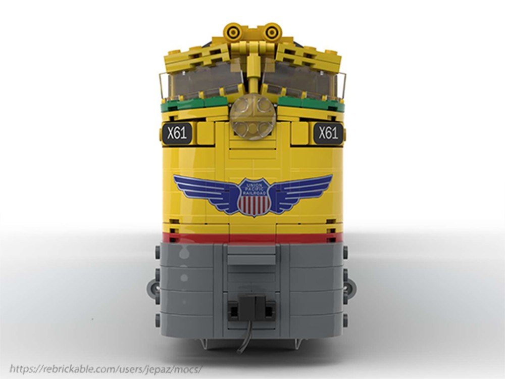 LEGO MOC Union Pacific GTEL 8500 Veranda and Fuel Tender by jepaz ...