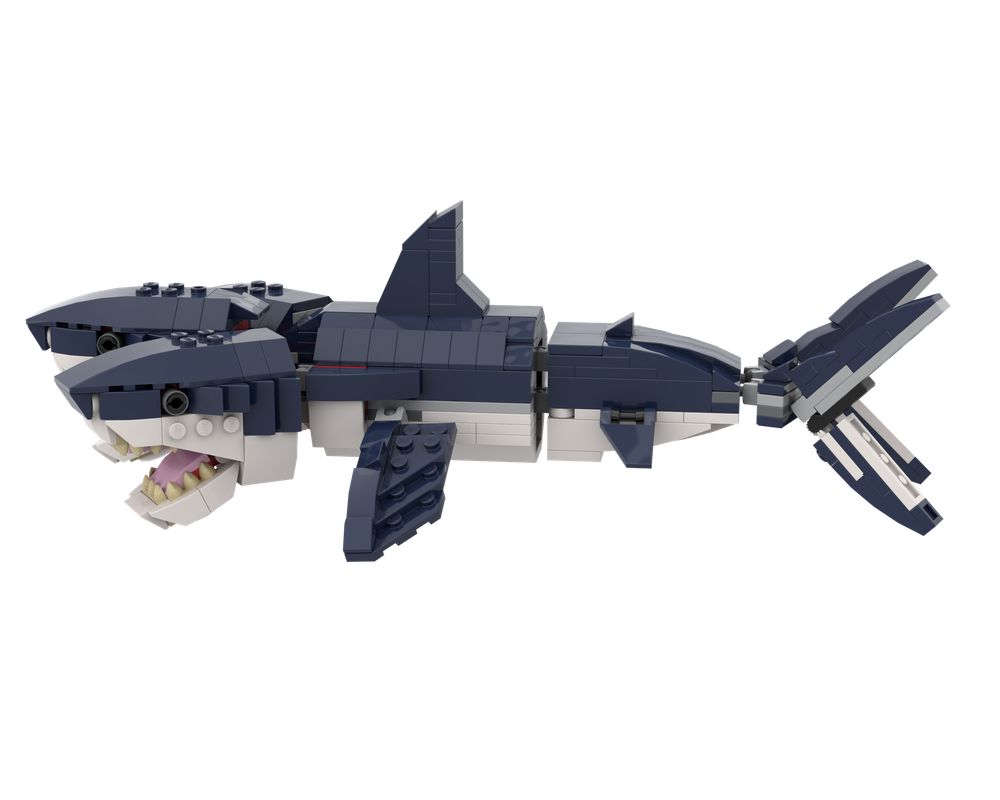 LEGO MOC 3 Headed Shark 31088 3 to 1 by bricksmartworkshop ...