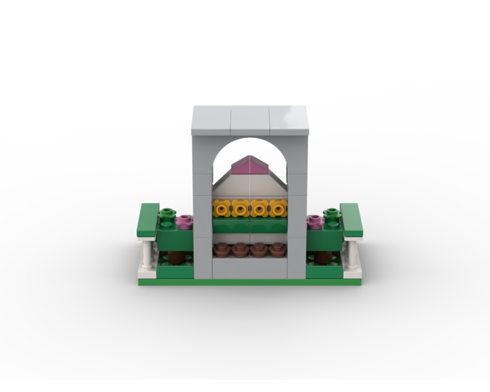 LEGO MOC 10698 Lovebird Bench by Khaalisah | Rebrickable - Build with LEGO