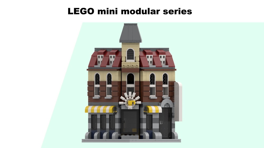 LEGO MOC Mini Modular: Cafe Corner by space_girl_production ...