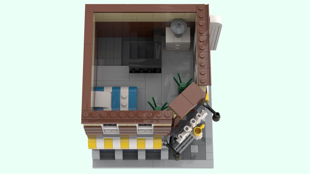LEGO MOC Mini Modular: Cafe Corner by space_girl_production ...