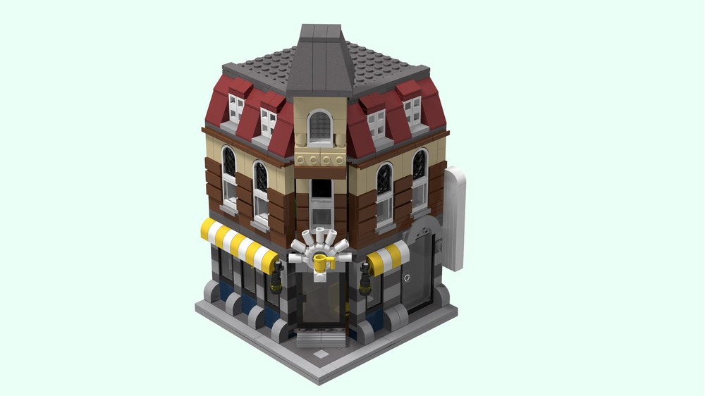 LEGO MOC Mini Modular: Cafe Corner by space_girl_production ...