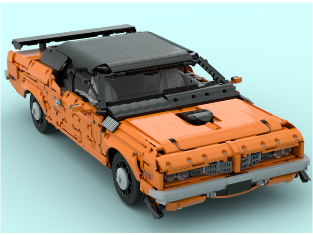 Lego Moc 1971 Hemi Cuda By Ellil3go Rebrickable Build With Lego