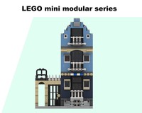 LEGO Set 10190-1 Market Street (2007 Modular Buildings) | Rebrickable ...