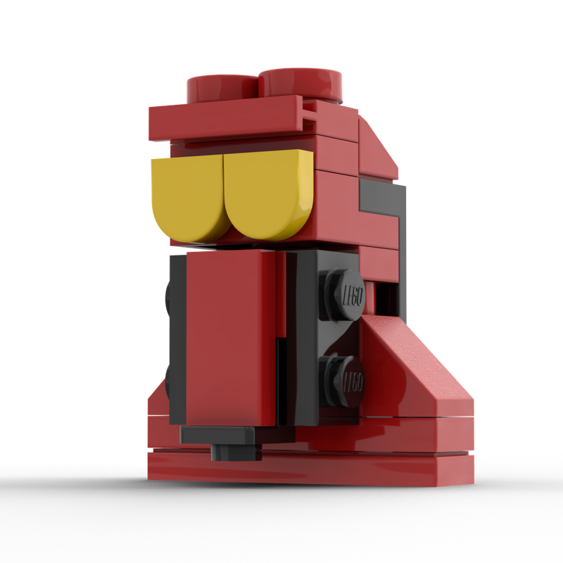 LEGO MOC Hellboy bust by javiperillas | Rebrickable - Build with LEGO