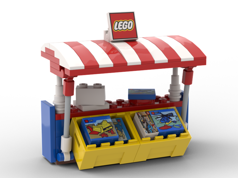 LEGO MOC Toy Market Stand by Erfinder24 | Rebrickable - Build with LEGO