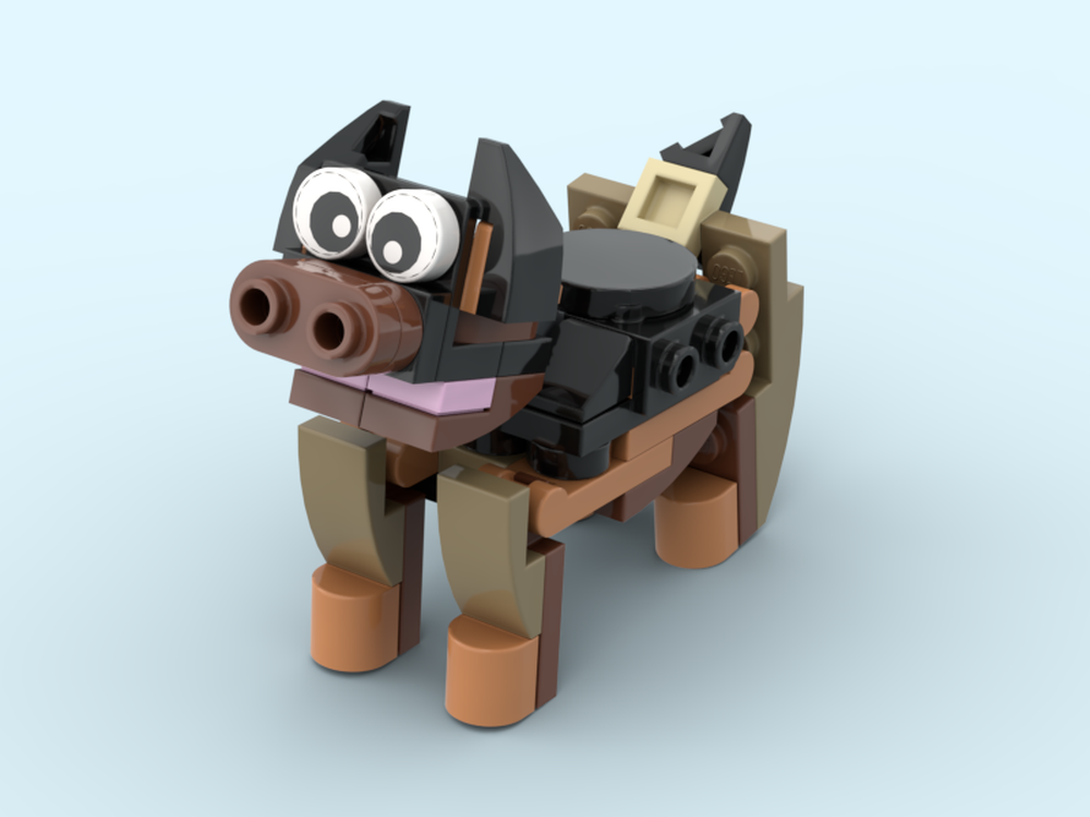 LEGO MOC Nougat Pig by eric_nunya | Rebrickable - Build with LEGO