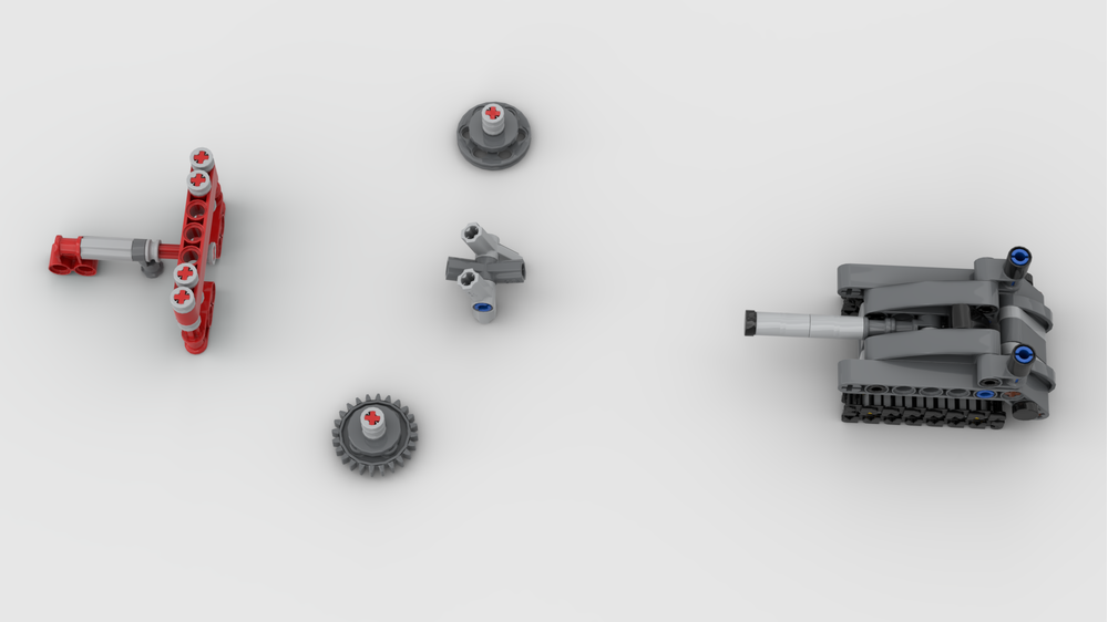 LEGO MOC Tank, Mines, Czech Hedgehog and Pillbox 42132 Alternative by ...