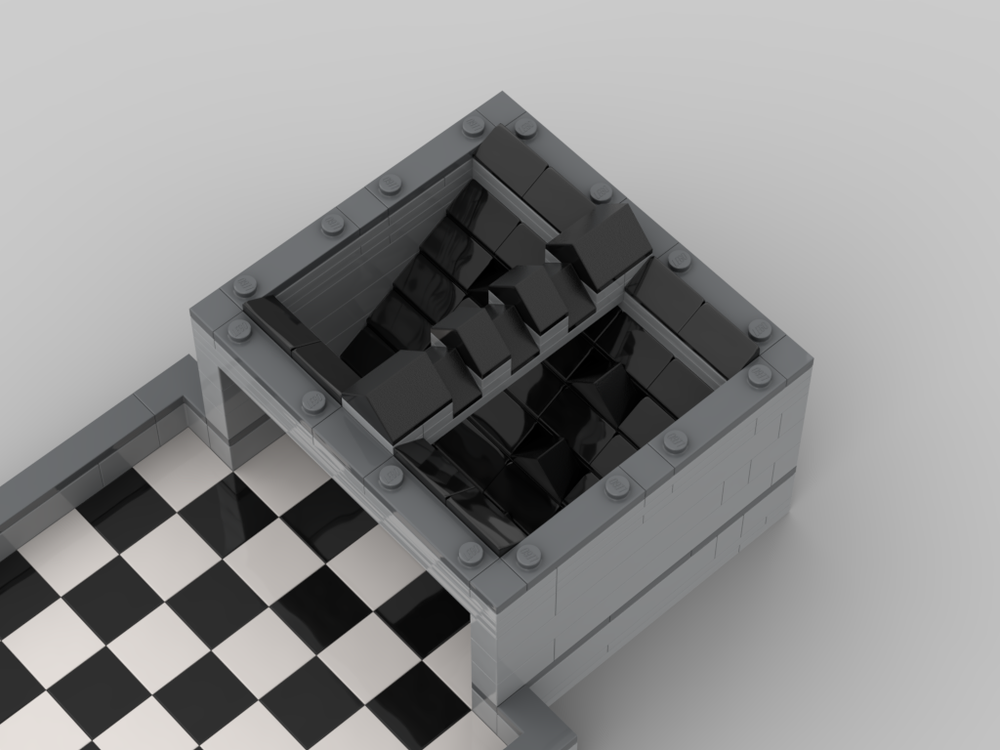 LEGO MOC Simple Modular Dice Tower With Teeth by Impshial | Rebrickable ...