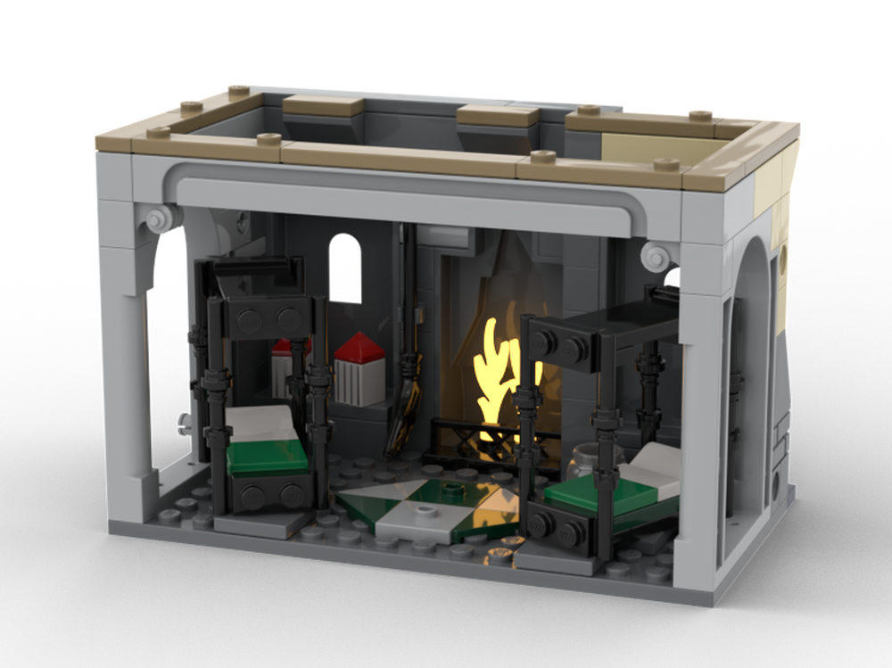 LEGO MOC Hogwarts Slytherin Dorm (modular) by Nico2301 | Rebrickable ...