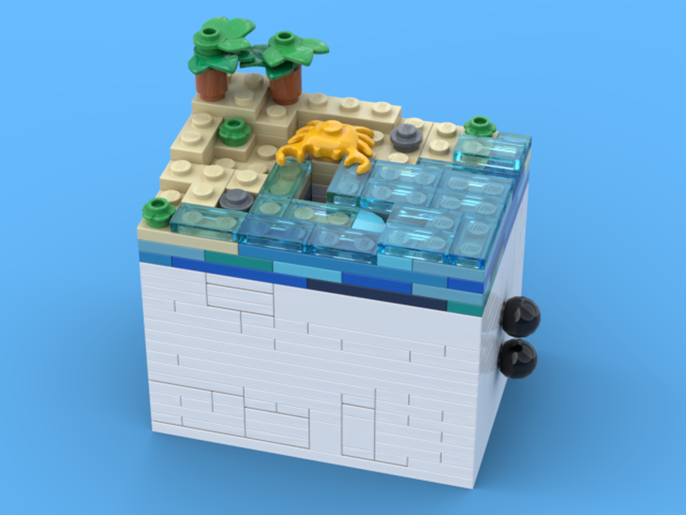 LEGO MOC Beach Box by Gsabey08 | Rebrickable - Build with LEGO