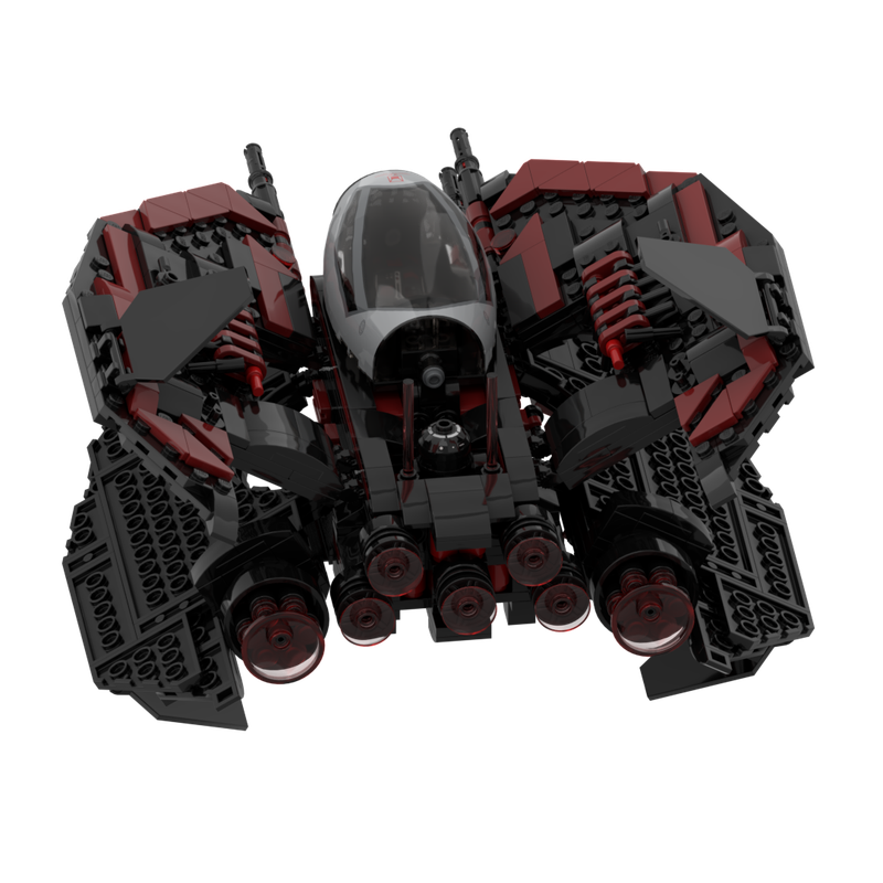 LEGO MOC Model X Interceptor by Tpoulson22 | Rebrickable - Build with LEGO