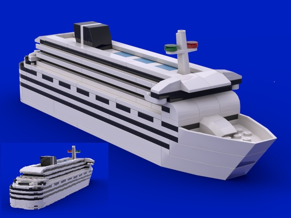 LEGO MOC Cruise Ship by Gus_12483 | Rebrickable - Build with LEGO