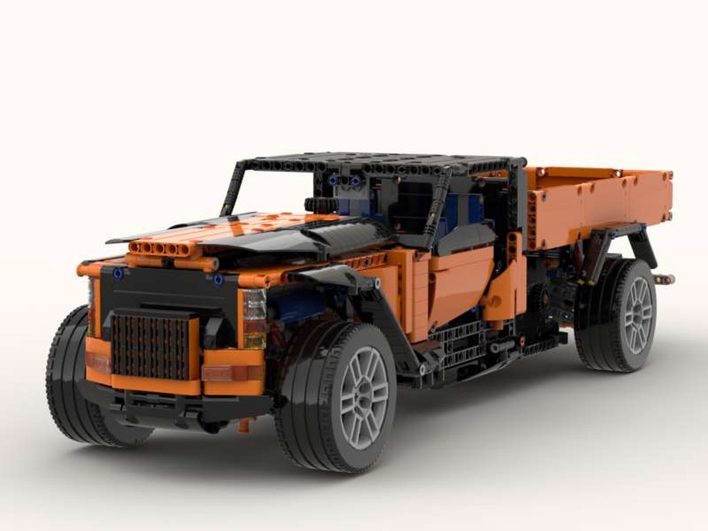 LEGO MOC Pickup Truck by ASussyBuilder | Rebrickable - Build with LEGO