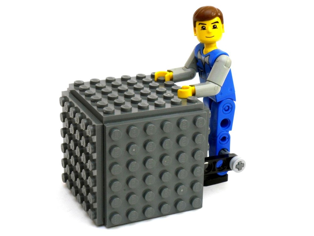 LEGO MOC Wind-Up Box Pusher by mocbuild101 | Rebrickable - Build with LEGO