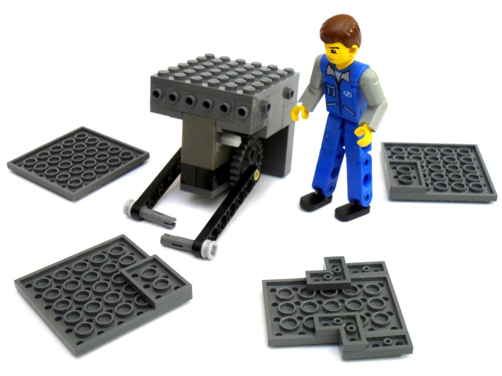 LEGO MOC Wind-Up Box Pusher by mocbuild101 | Rebrickable - Build with LEGO