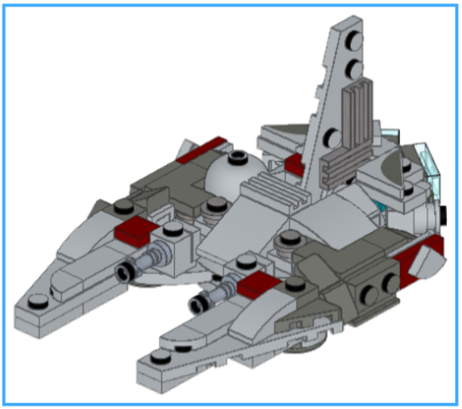 LEGO MOC-118599 millennium falcon Alt style by skyler_james27 ...
