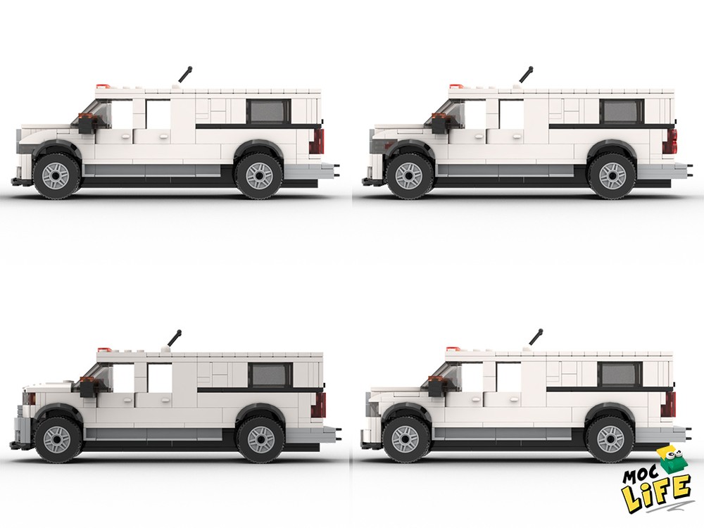 LEGO MOC Long bed cab for Ram MegaCab configuration by MocLife ...