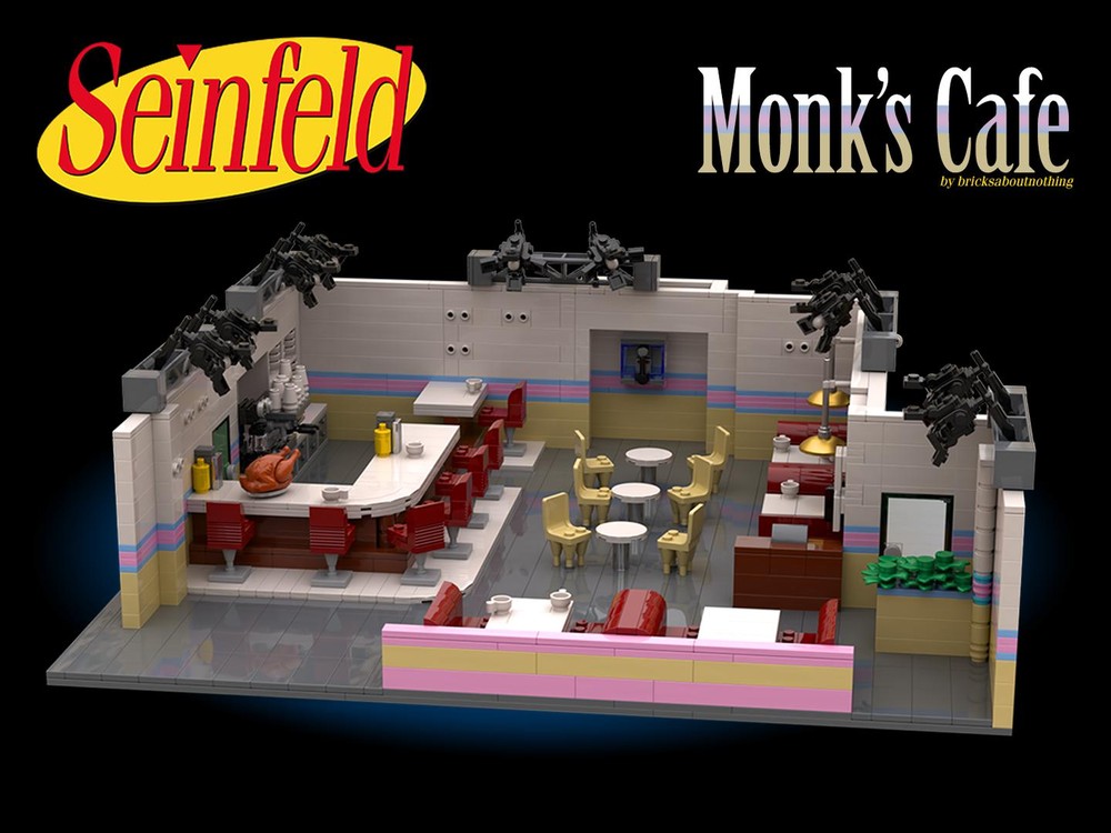 LEGO MOC Seinfeld - Monk's Cafe by bricksaboutnothing | Rebrickable ...