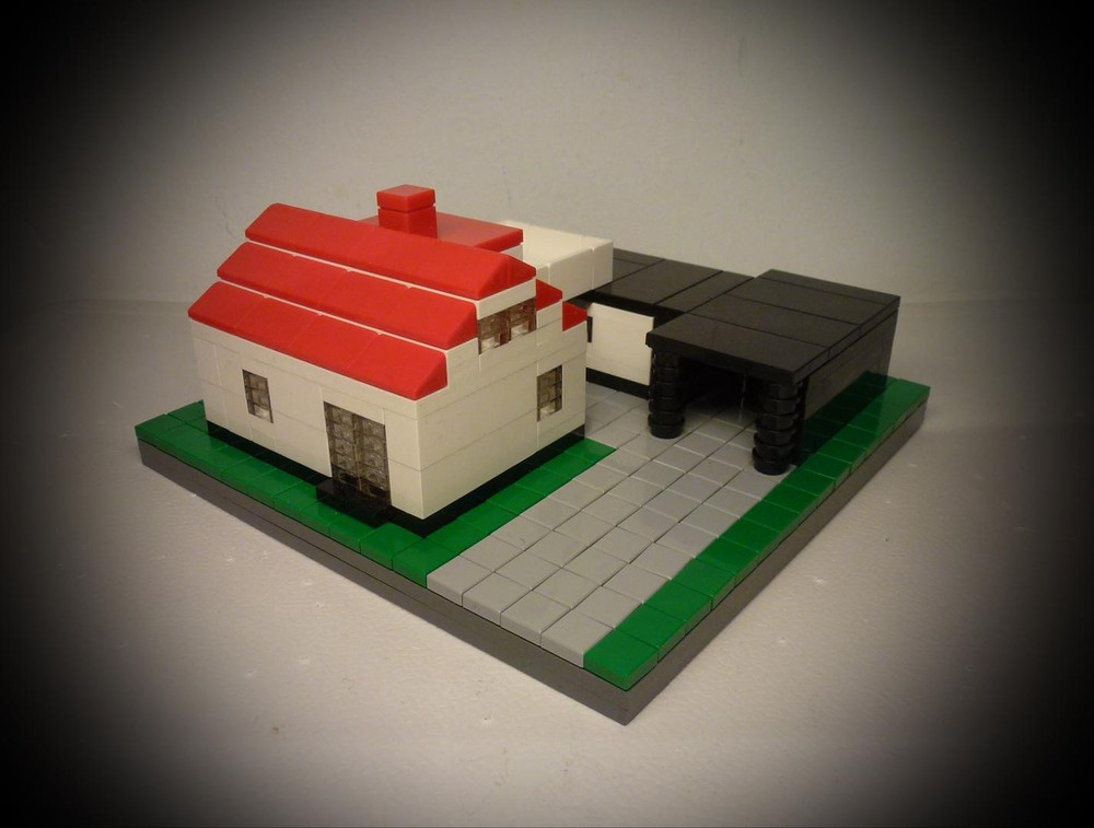 Lego Moc White Villa By Perbonde Rebrickable Build With Lego