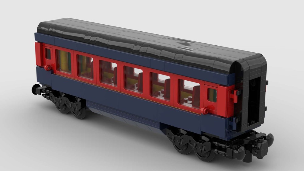 Lego Moc First Passenger Car By Novachristoph Rebrickable Build