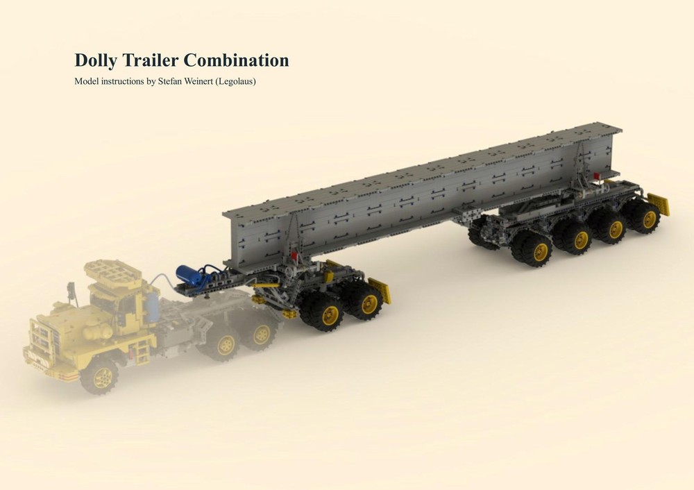 LEGO MOC Dolly Trailer Combination with Beam by legolaus | Rebrickable ...