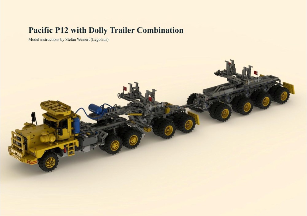 LEGO MOC Dolly Trailer Combination with Beam by legolaus | Rebrickable ...