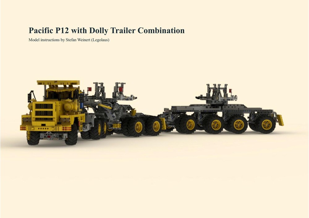 LEGO MOC Dolly Trailer Combination with Beam by legolaus | Rebrickable ...