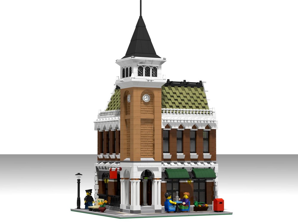 LEGO MOC Modular Corner Pub by andrepsramos | Rebrickable - Build with LEGO