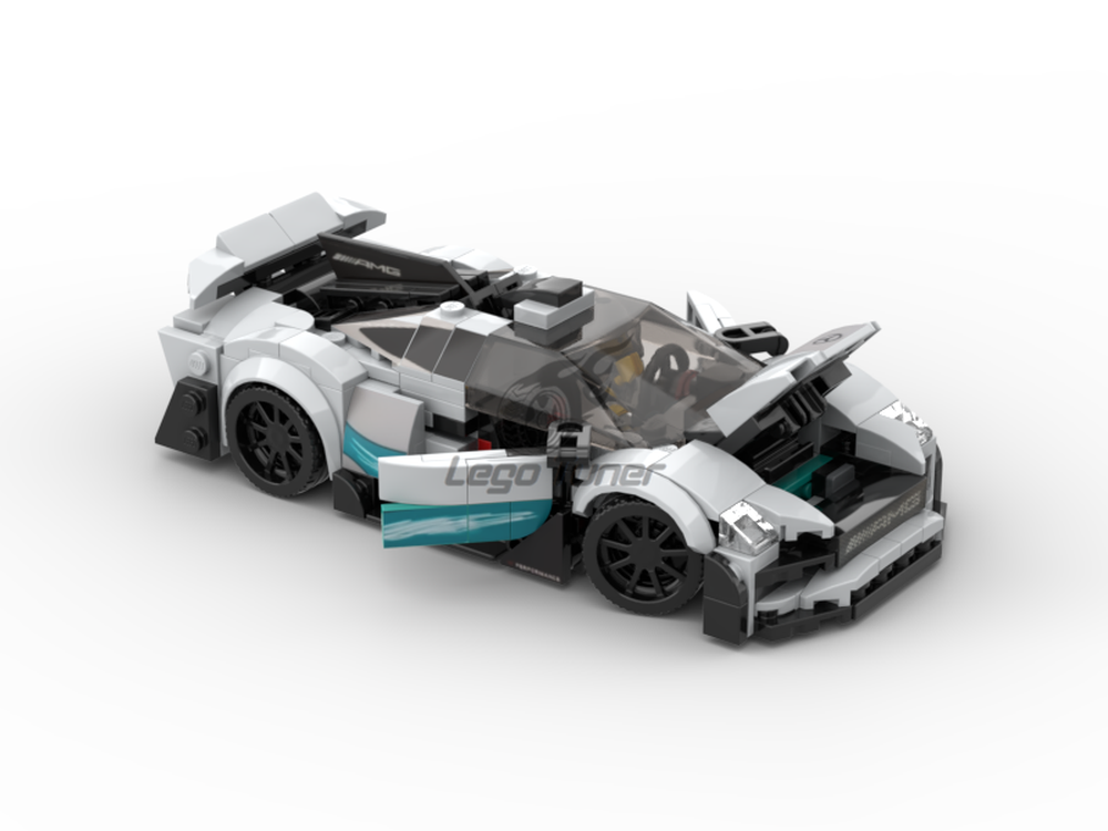 Lego Moc Mercedes Amg Project One By Theboostedbrick Rebrickable