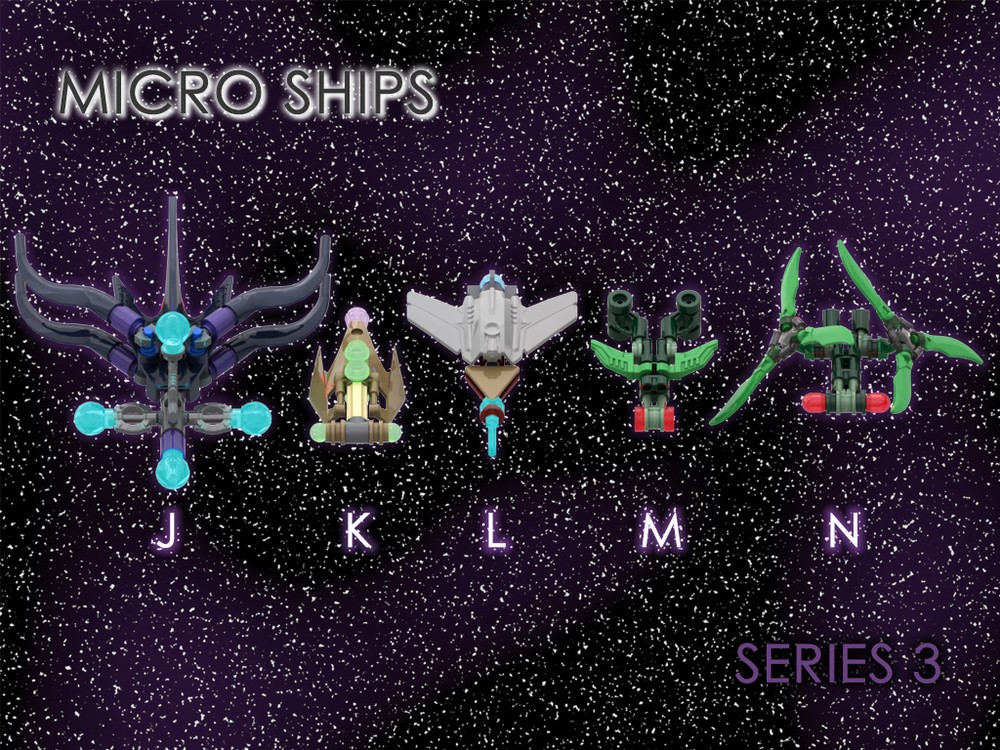 LEGO MOC Micro Ships - Series 3 by Thomus_Bean | Rebrickable - Build ...