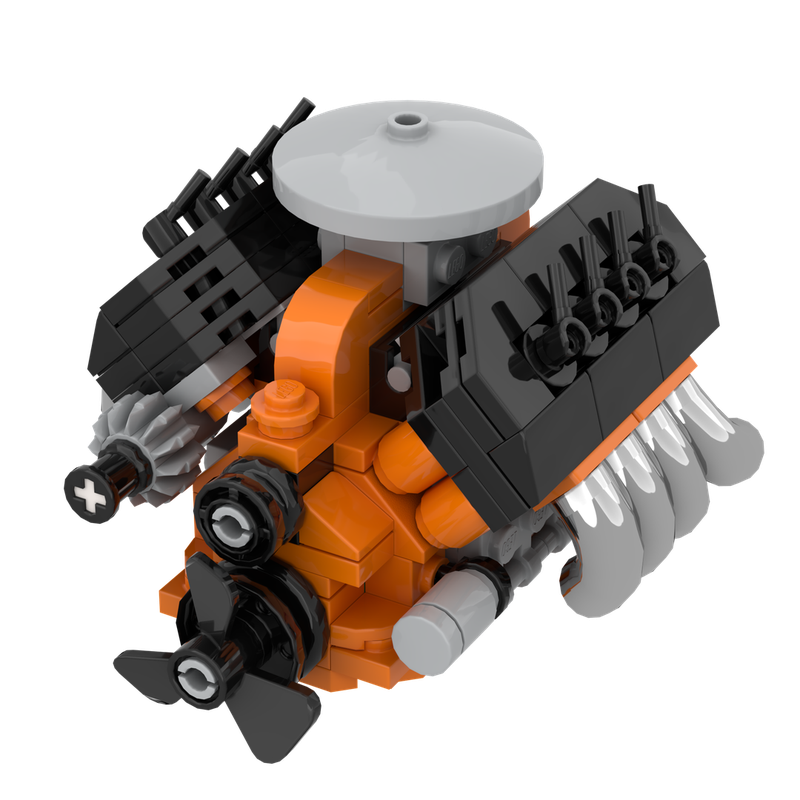 LEGO MOC 426 Hemi Engine by lego.engines | Rebrickable - Build with LEGO