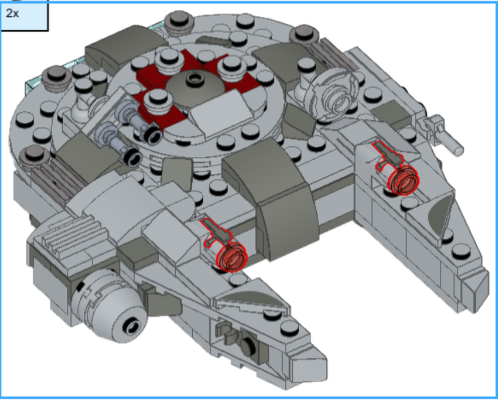 LEGO MOC Millennium falcon alt build 3 by skyler_james27 | Rebrickable ...