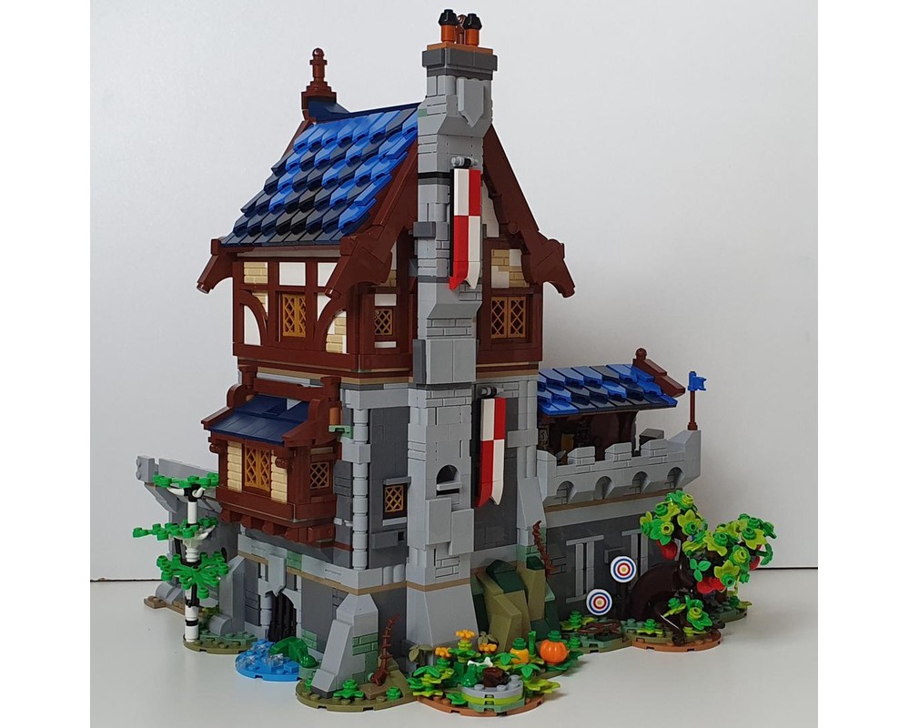 LEGO MOC Medieval Castle Keep by Gr33tje13 | Rebrickable - Build with LEGO