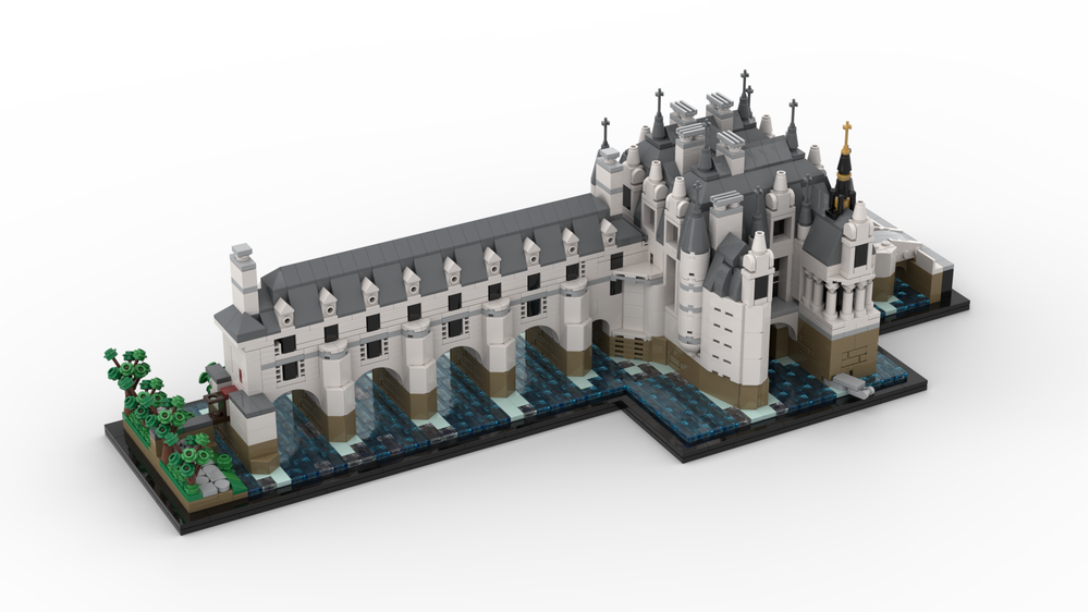 LEGO MOC Château de Chenonceau by Pizzasemmel | Rebrickable - Build ...