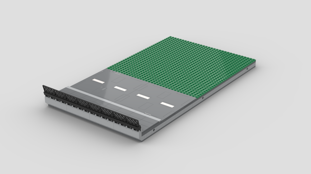 LEGO MOC Elevated Street Section by Tanner2020 | Rebrickable - Build ...
