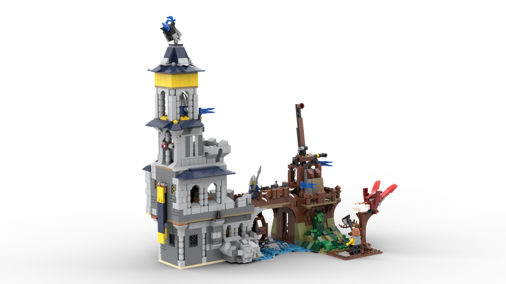 LEGO MOC Black Falcon Trebuchet by jagBrickBuilds | Rebrickable - Build ...