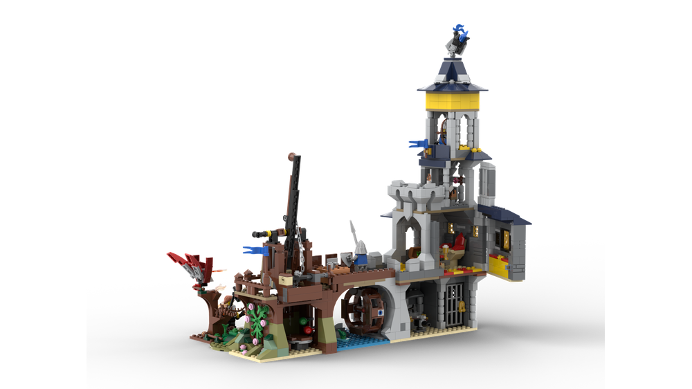 LEGO MOC Black Falcon Trebuchet by jagBrickBuilds | Rebrickable - Build ...