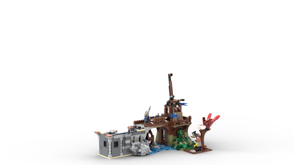 LEGO MOC Black Falcon Trebuchet by jagBrickBuilds | Rebrickable - Build ...