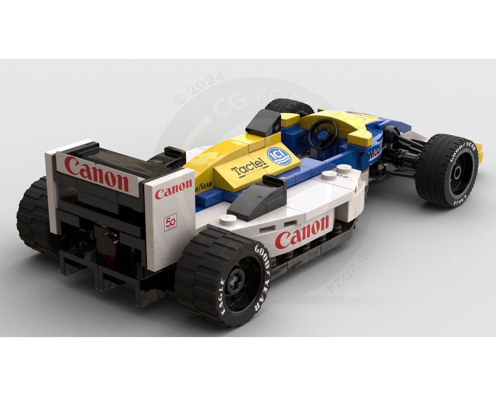 Lego Moc F1 Williams Fw 11b By Cgforcedesigns Rebrickable Build