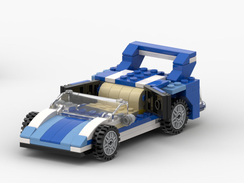LEGO MOC blue car thing by thibou1234 | Rebrickable - Build with LEGO