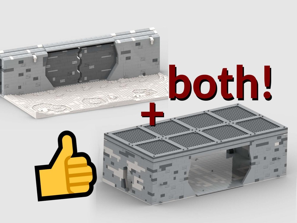 LEGO MOC Hoth Rebel Bunker MOC (Front gate + Interior) by Brickboy_YT ...