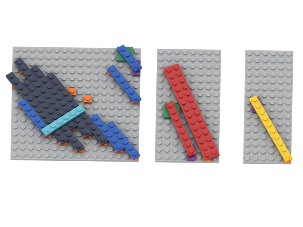 LEGO MOC Pythagorean Triples by syngergy | Rebrickable - Build with LEGO