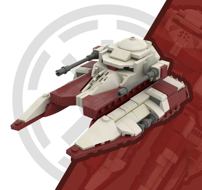 LEGO MOC TX-130 Republic Fighter Tank, Minifig (1/45) Scale by ...