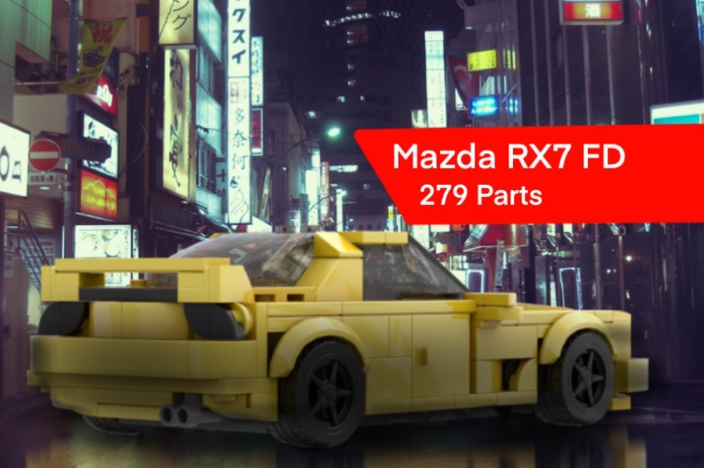 LEGO MOC Mazda RX7 FD by banik0 | Rebrickable - Build with LEGO