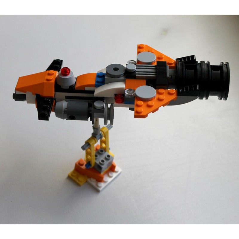 LEGO MOC lightweight Spaceship by Lowseb | Rebrickable - Build with LEGO